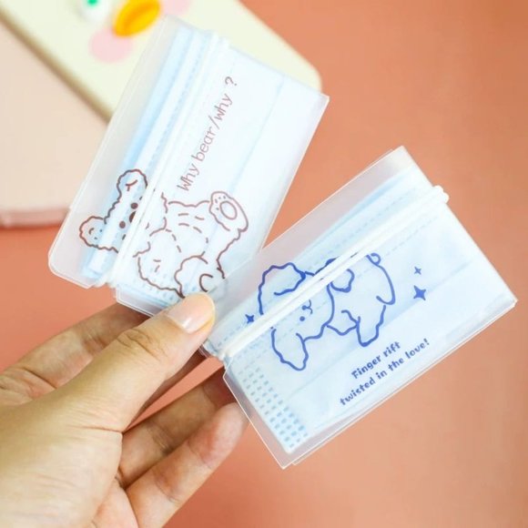 Other | 4pcs Foldable Plastic Storage For Mask | Poshmark